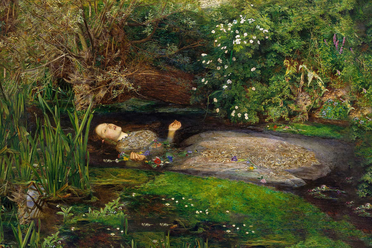 Die tragische Schönheit von Ophelia, John Everett Millais – ARTLIA