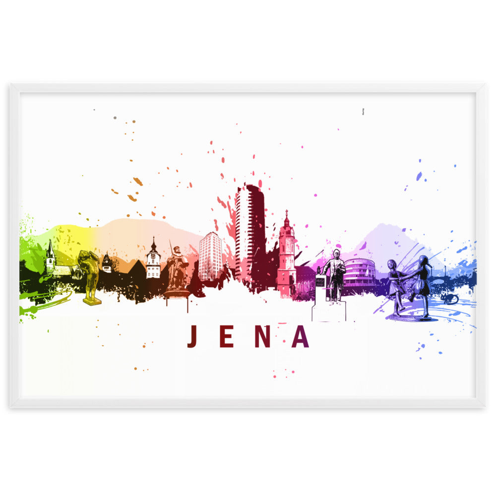 Skyline Jena | Hochwertige Poster online bestellen | ARTLIA