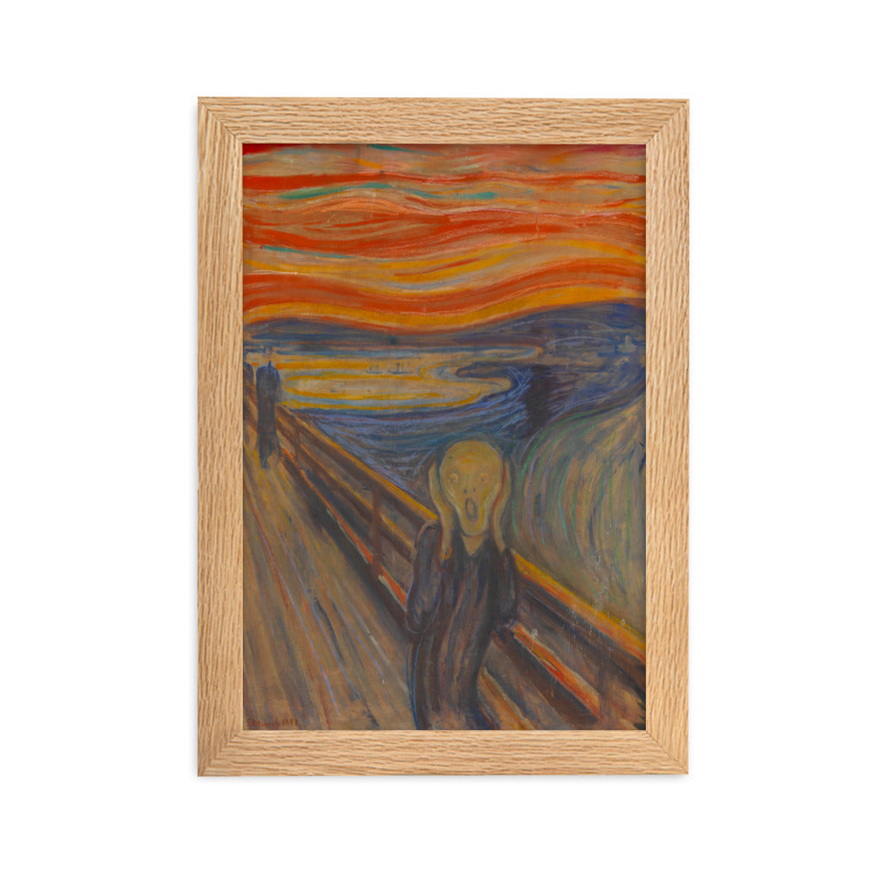 Edvard Munch, The Scream - Poster in frame | artlia – ARTLIA