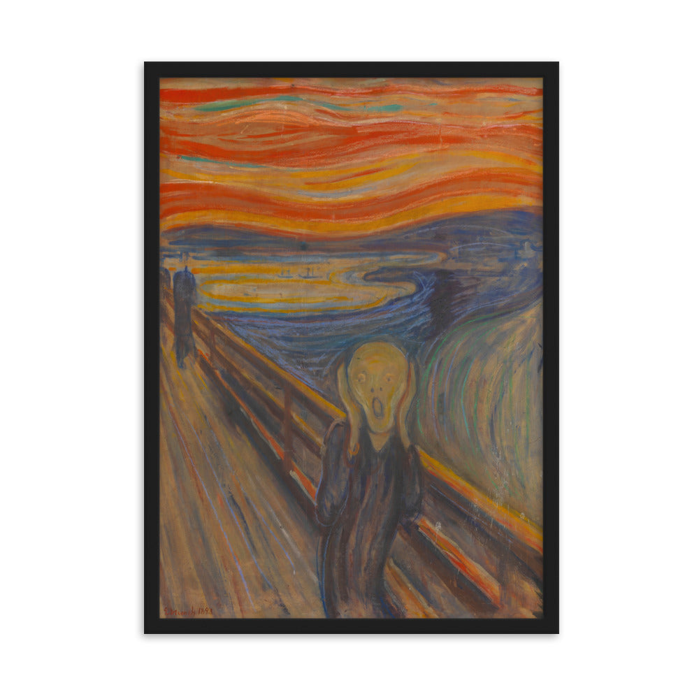 Edvard Munch, The Scream - Poster in frame | artlia – ARTLIA