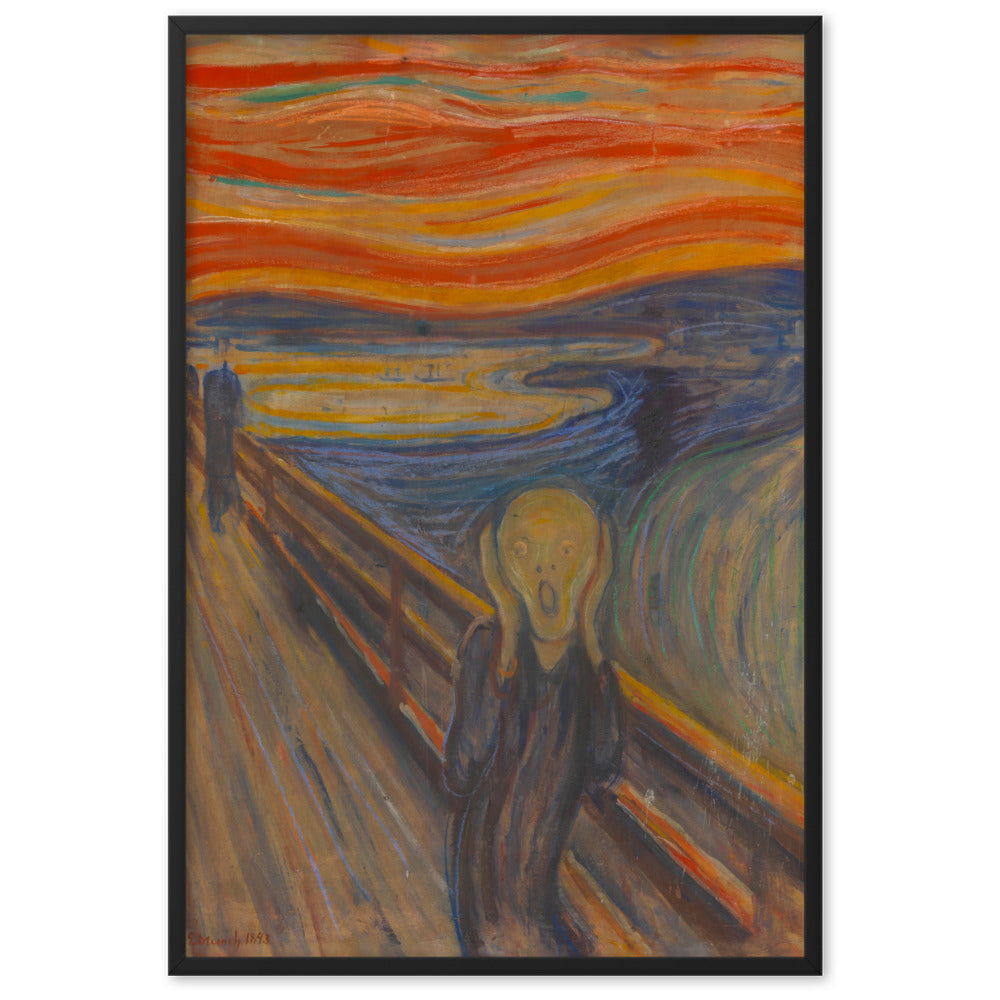 Edvard Munch, The Scream - Poster in frame | artlia – ARTLIA