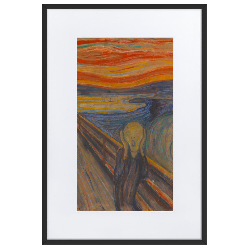Edvard Munch, The Scream - Poster mit Passepartout | artlia – ARTLIA