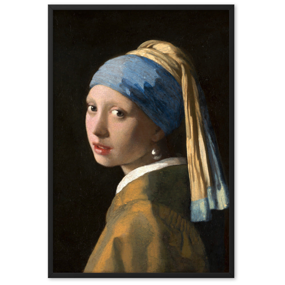 Girl with a Pearl Earring - Poster im Rahmen | artlia – ARTLIA