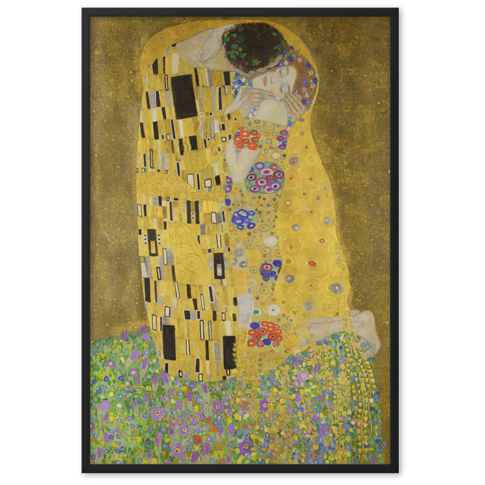 Der Kuss von Klimt - Poster im Rahmen | artlia – ARTLIA