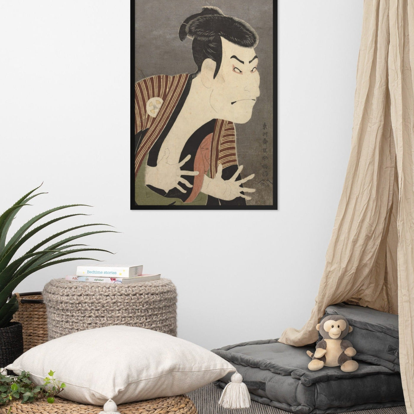 The Actor Otani Oniji, Sharaku - Poster in frame – ARTLIA